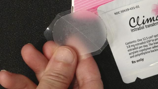 Hormone patches or creams for menopause symptoms may have lower blood ...